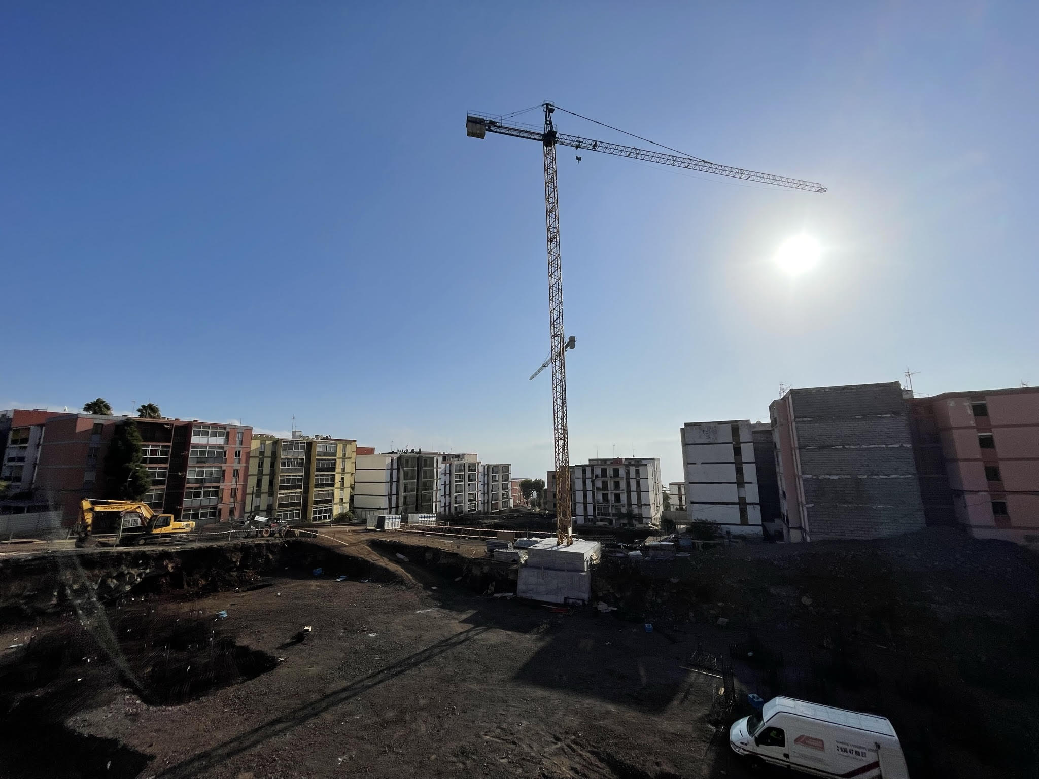 Las obras de Las Chumberas cumplen un año con todo listo para iniciar ...