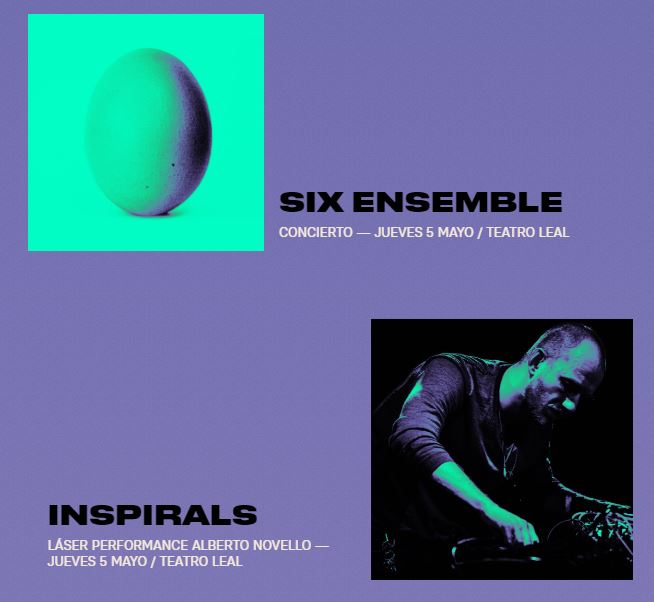 NUMA CIRCUIT: SIX ENSEMBLE - INSPIRALS - ALBERTO NOVELLO